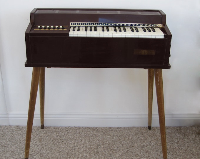 Magnus Electronic Chord Organ Model 391 With Legs Mid Century Music - Etsy