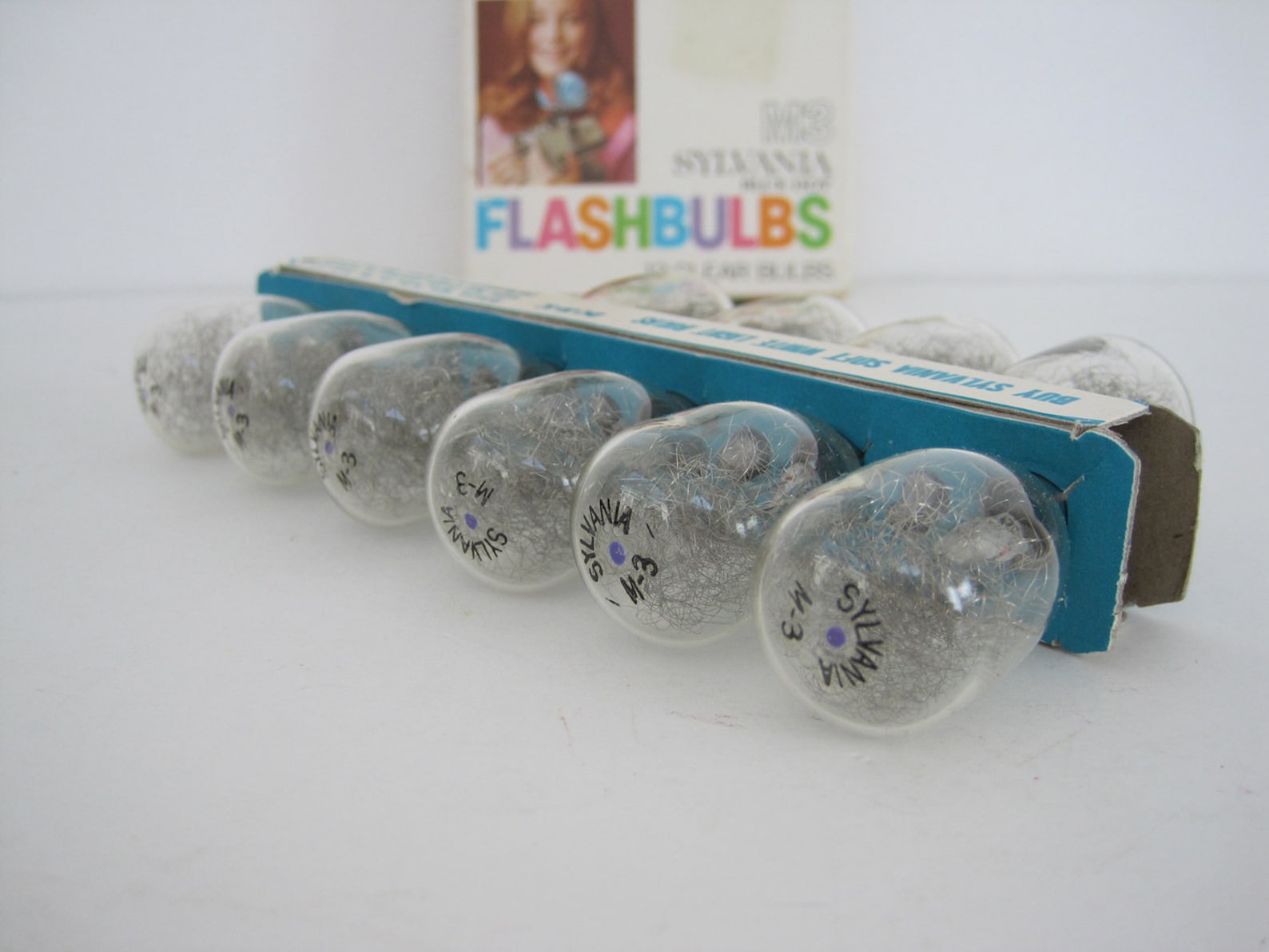 Vintage Sylvania M3 Blue Dot Clear Flashbulbs With Box Land - Etsy