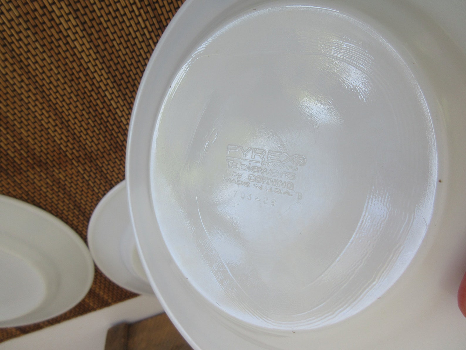 Vintage Pyrex Luncheon Plate Set Tableware by Corning - Etsy