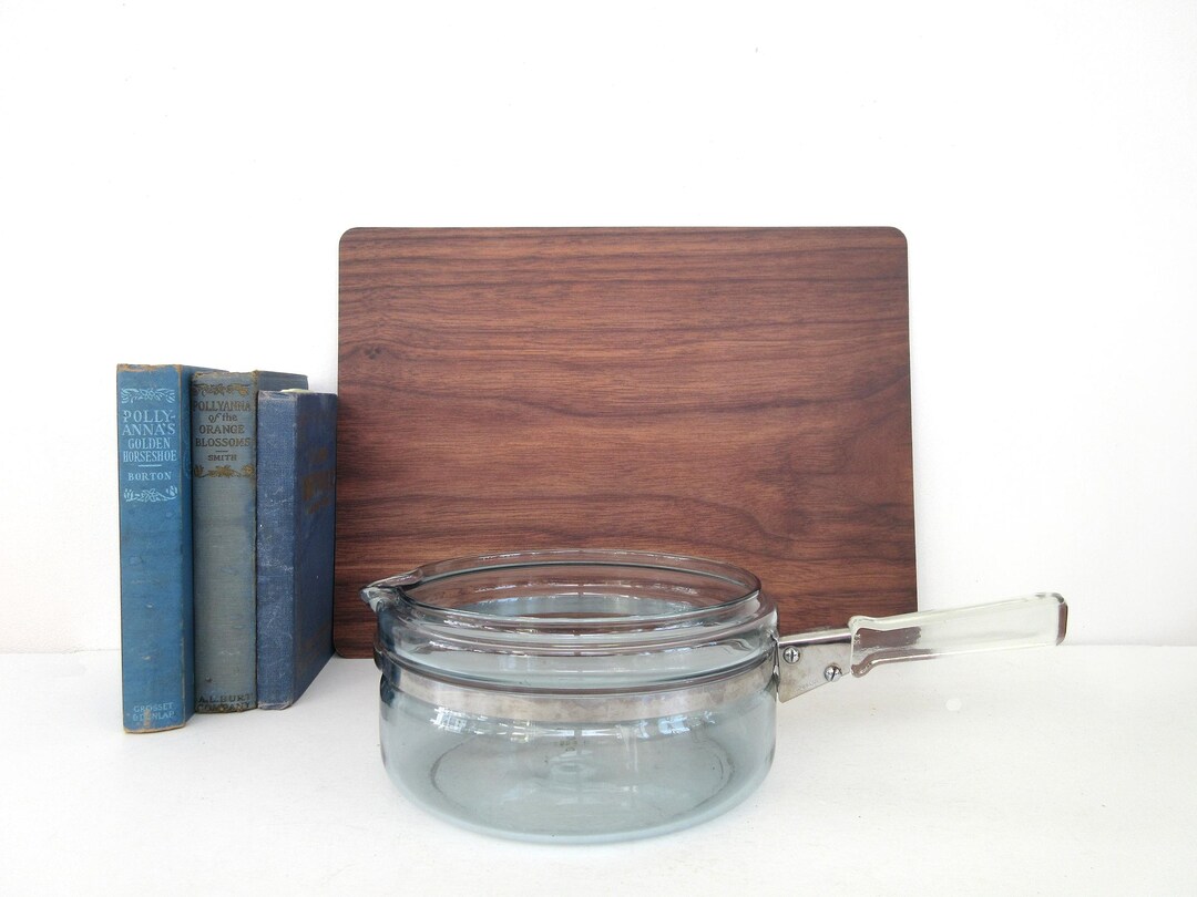 Vintage Pyrex Flameware Pan, 1 1/2 Qt Saucepan, # 7323 B, Stove Top ...