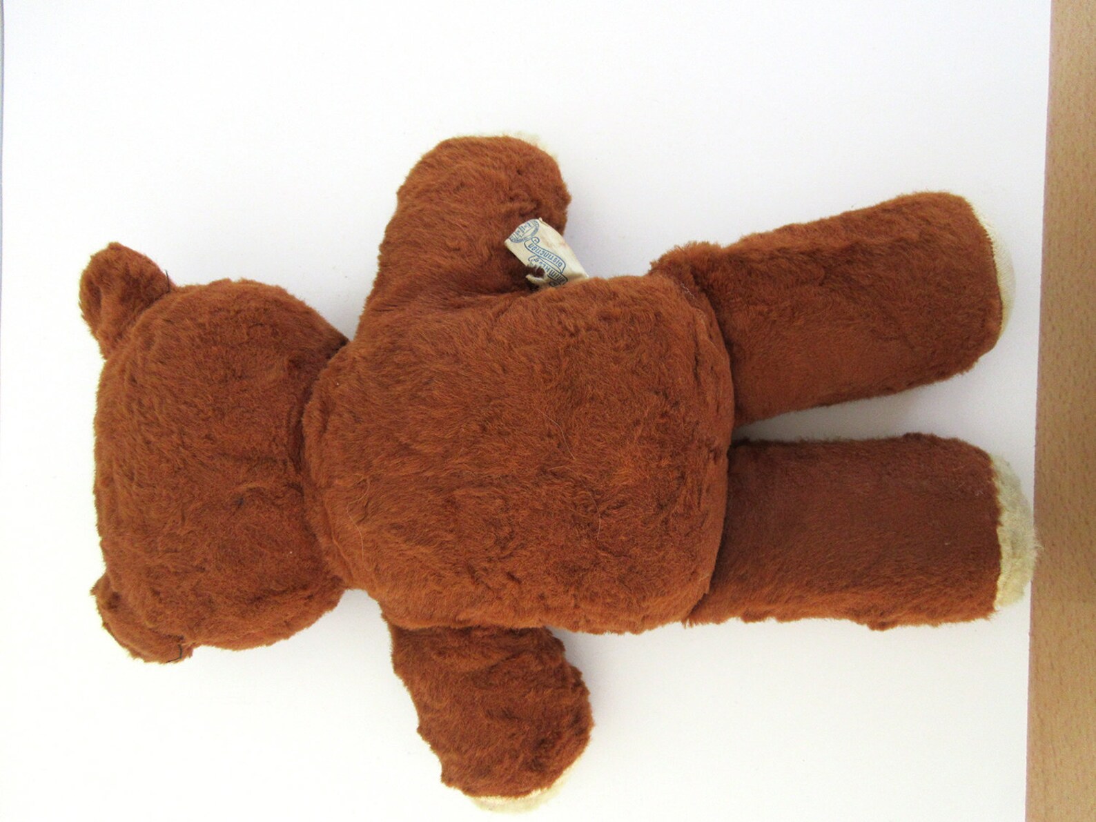 Vintage Knickerbocker Teddy Bear Red Brown Plush Toy 1960s - Etsy