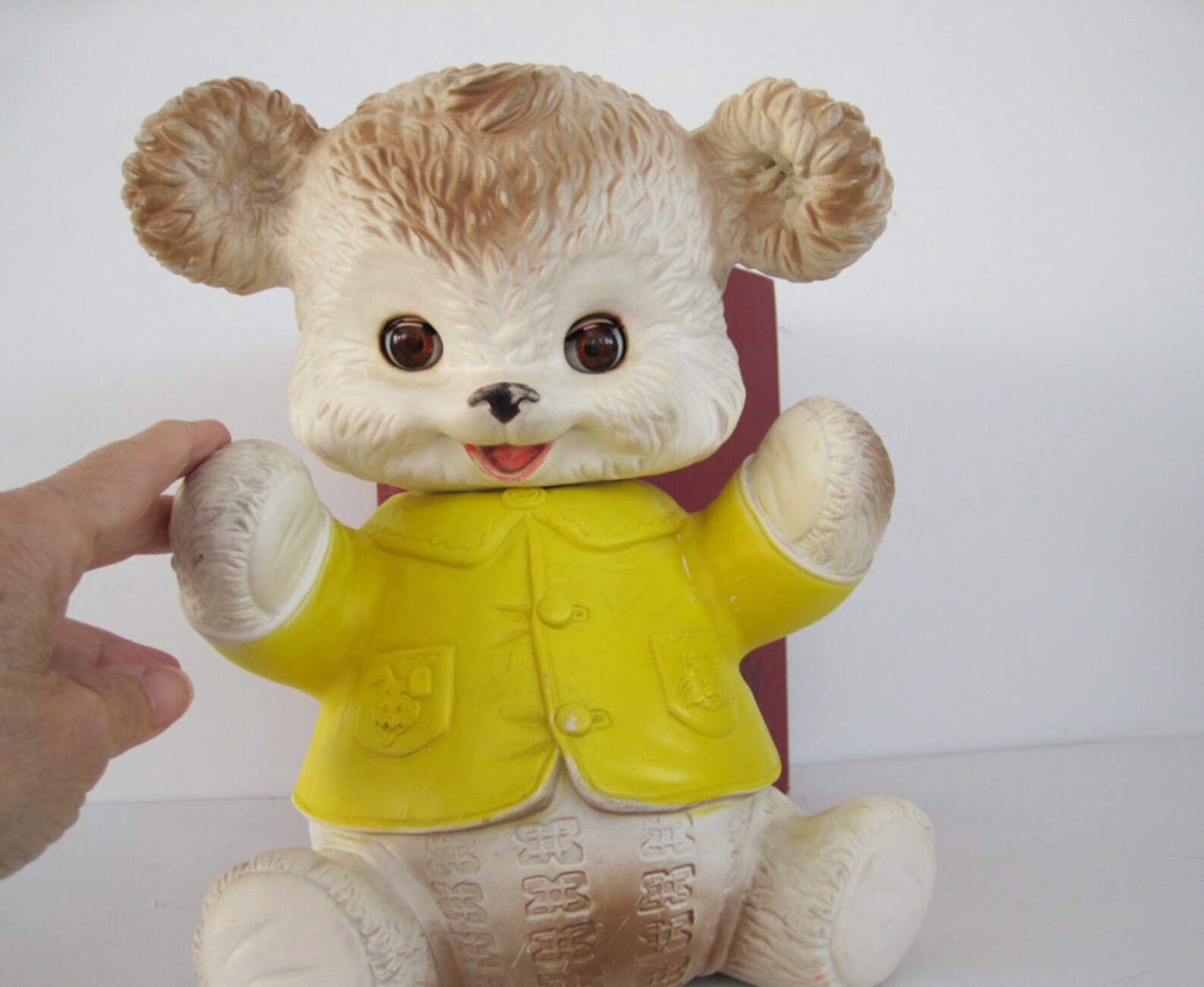 Vintage Buster Bear Rubber Toy Edward Mobley Large Cute Sleepy - Etsy