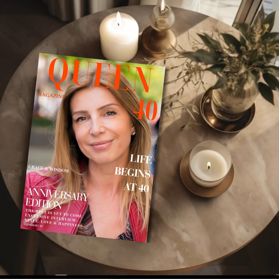 Life Story Magazine for Her | 40th Birthday Photo Book Gift | Milestone ...
