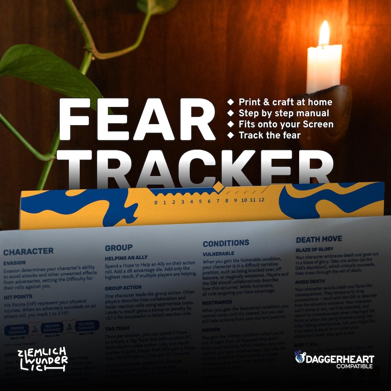Fear Tracker Daggerheart - Etsy