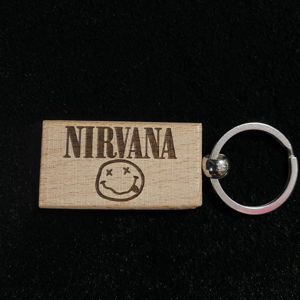 Nirvana Keychain - Etsy