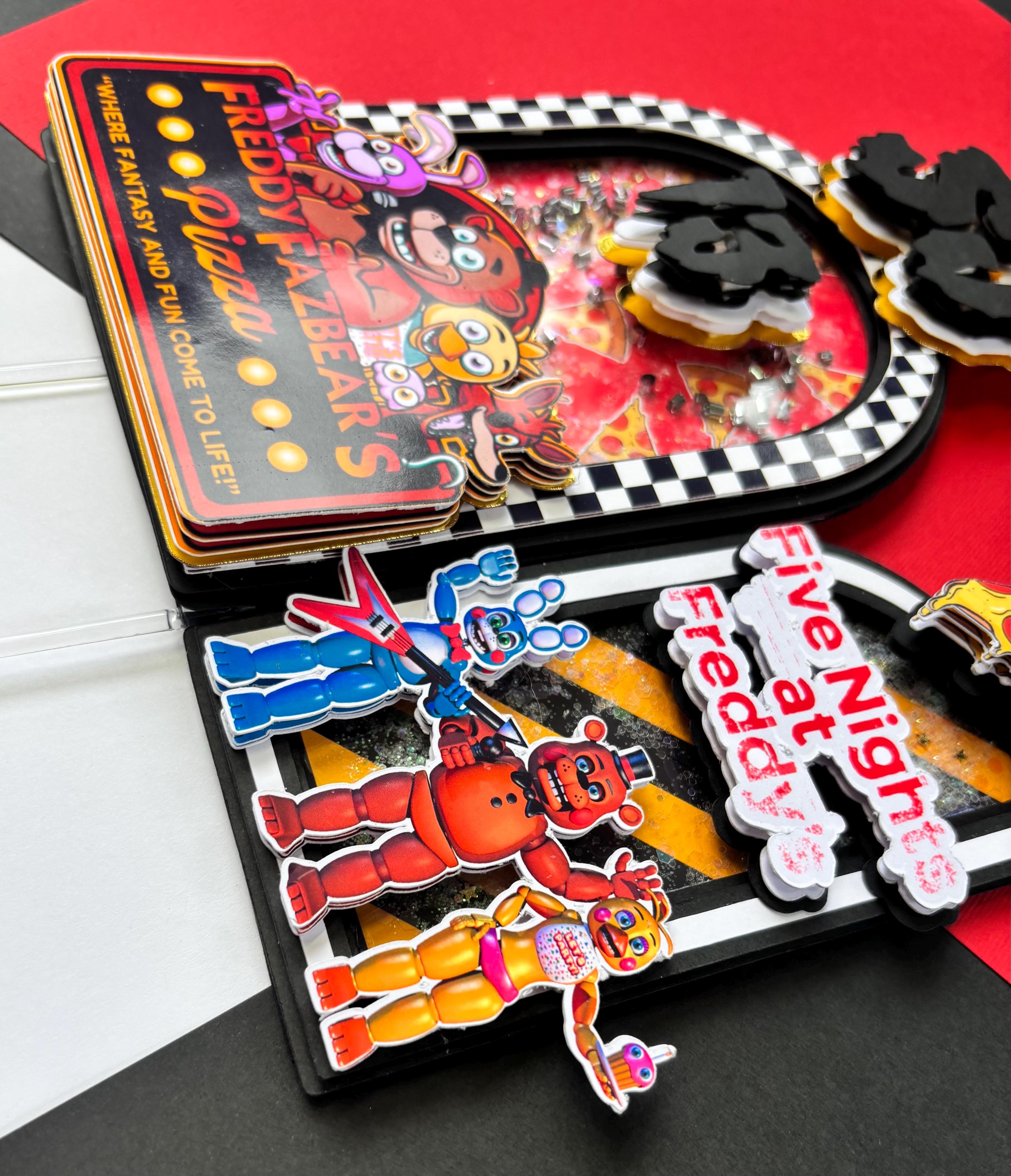 Five Nights at Freddy’s Cake Topper | FNAF Birthday Decoration | Freddy ...