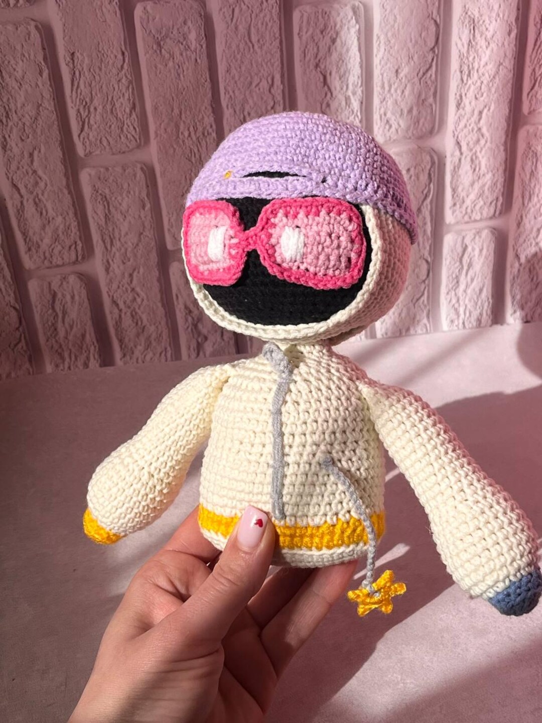 Shade Amigurumi Crochet Doll | Brawl Stars Fan Plush Toy | Handmade ...