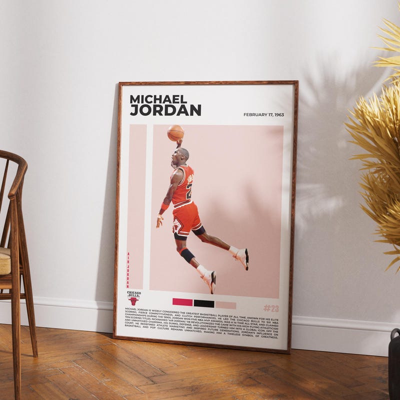 Michael Jordan Poster - Etsy