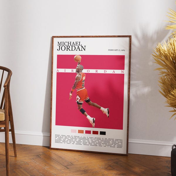 Michael Jordan Poster - Etsy