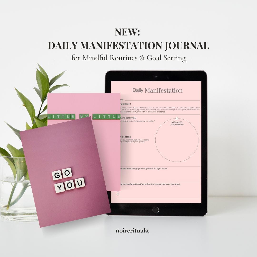 Daily Manifestation Sheet – Printable One-page Journal for Gratitude ...