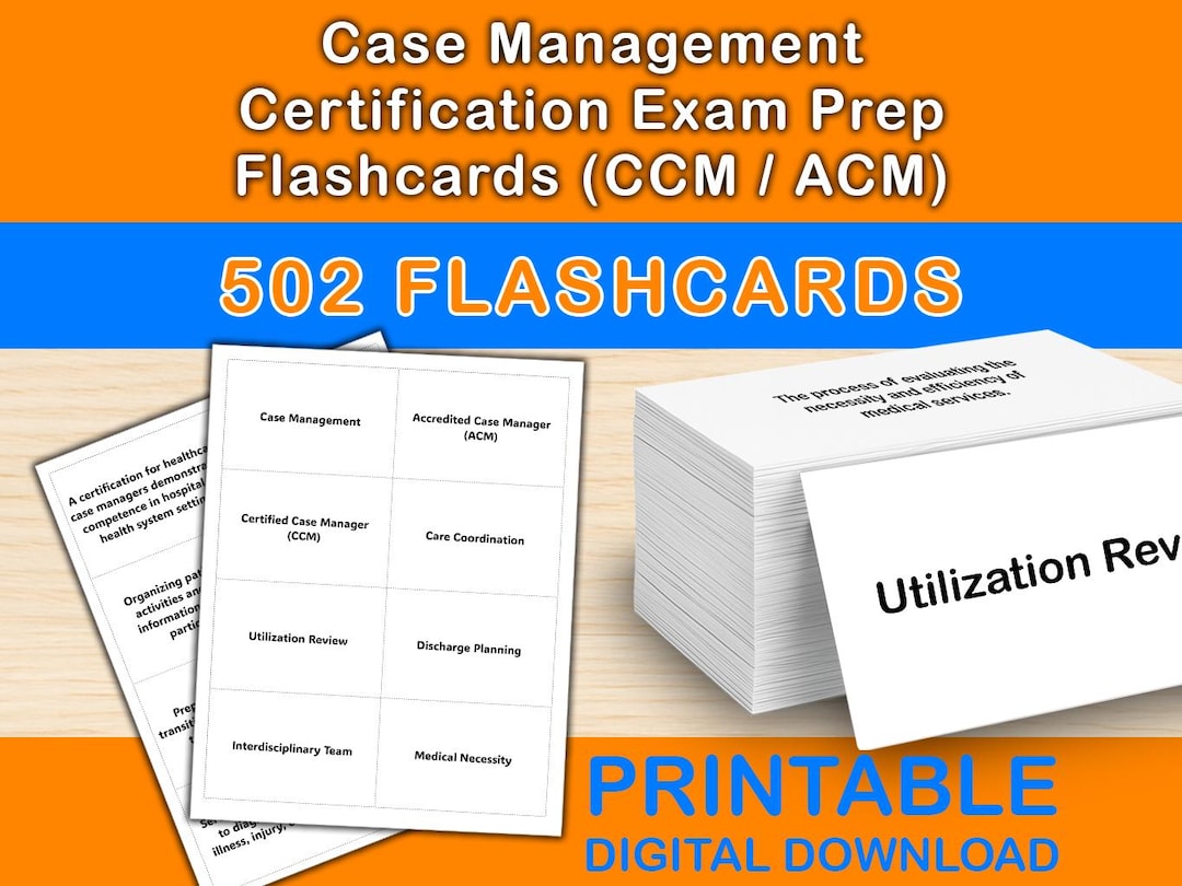 Case Management Certification Exam Prep Flashcards | 502 Digital Study ...