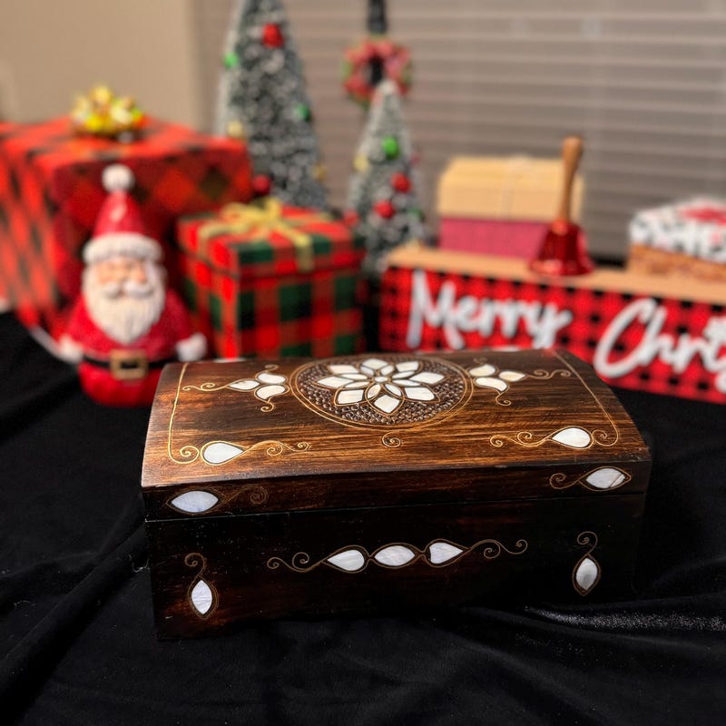 Home Decor Inlay Chest - Etsy