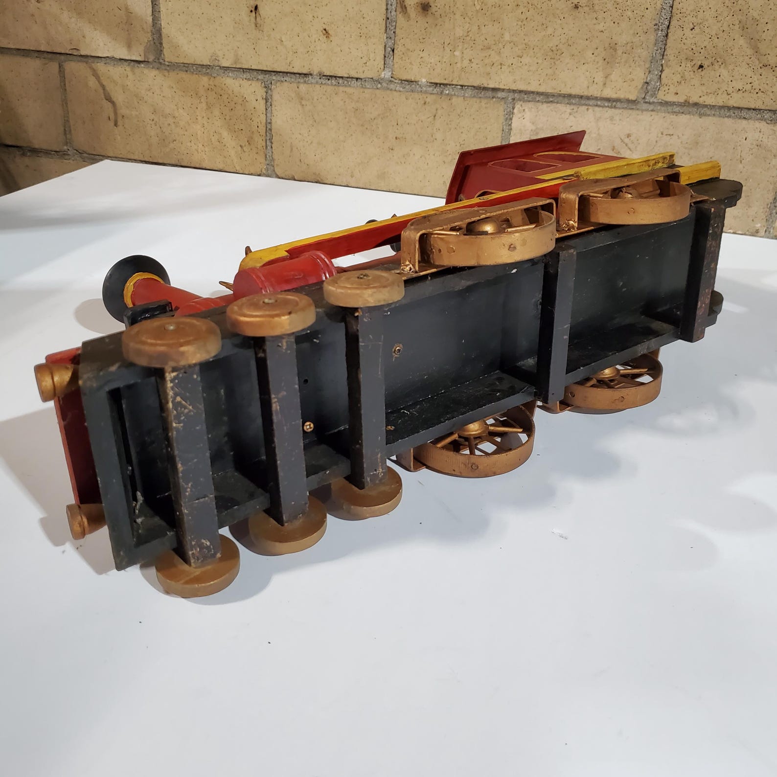 Handmade Folk Art Locomotive Model Train: 1860 Thomas Rogers Design - Etsy