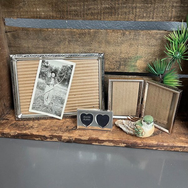 Large Brass Standing Picture Frames - Etsy