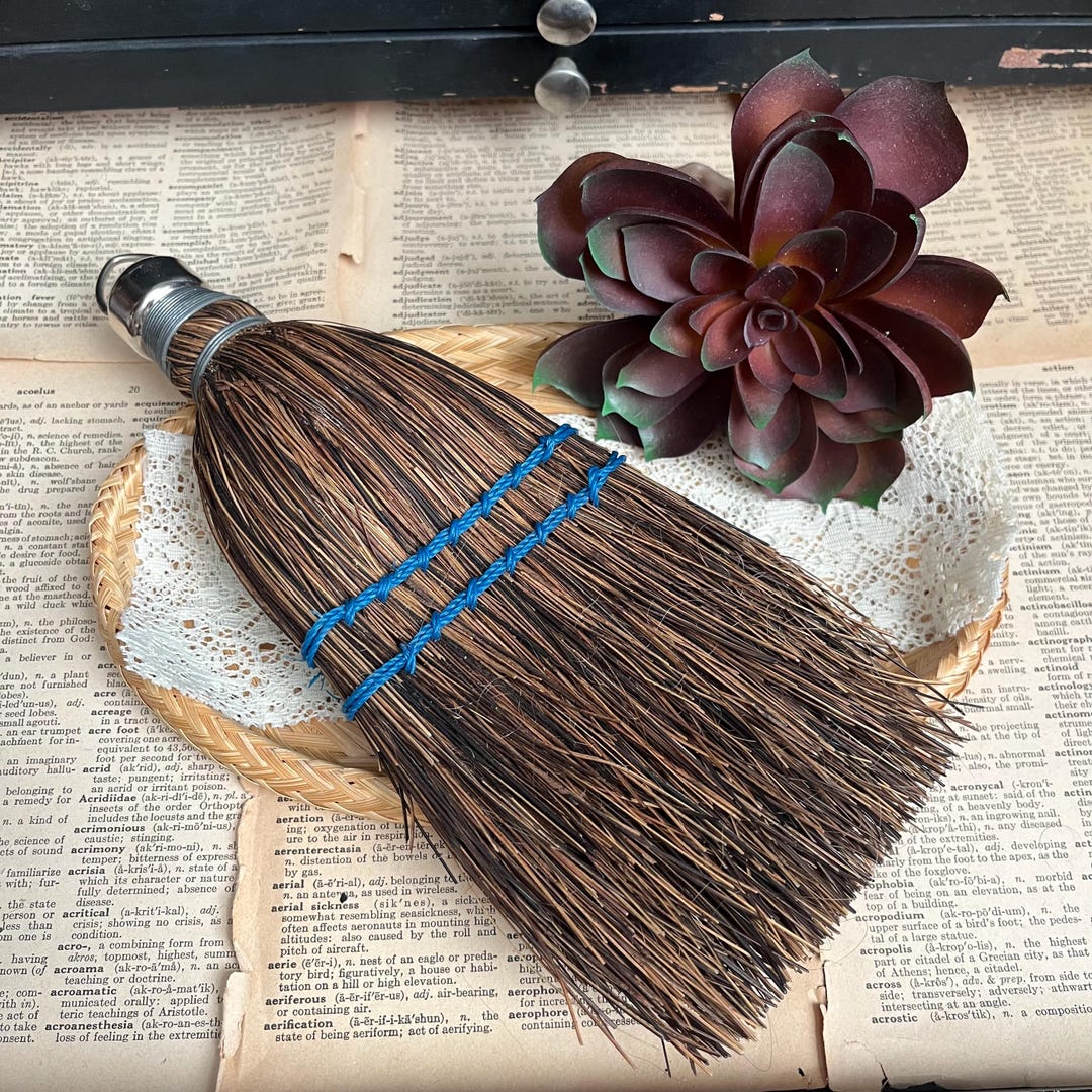 Unique Whisk Broom Straw Wall Hanging Vintage Display Wisk Hand Broom ...