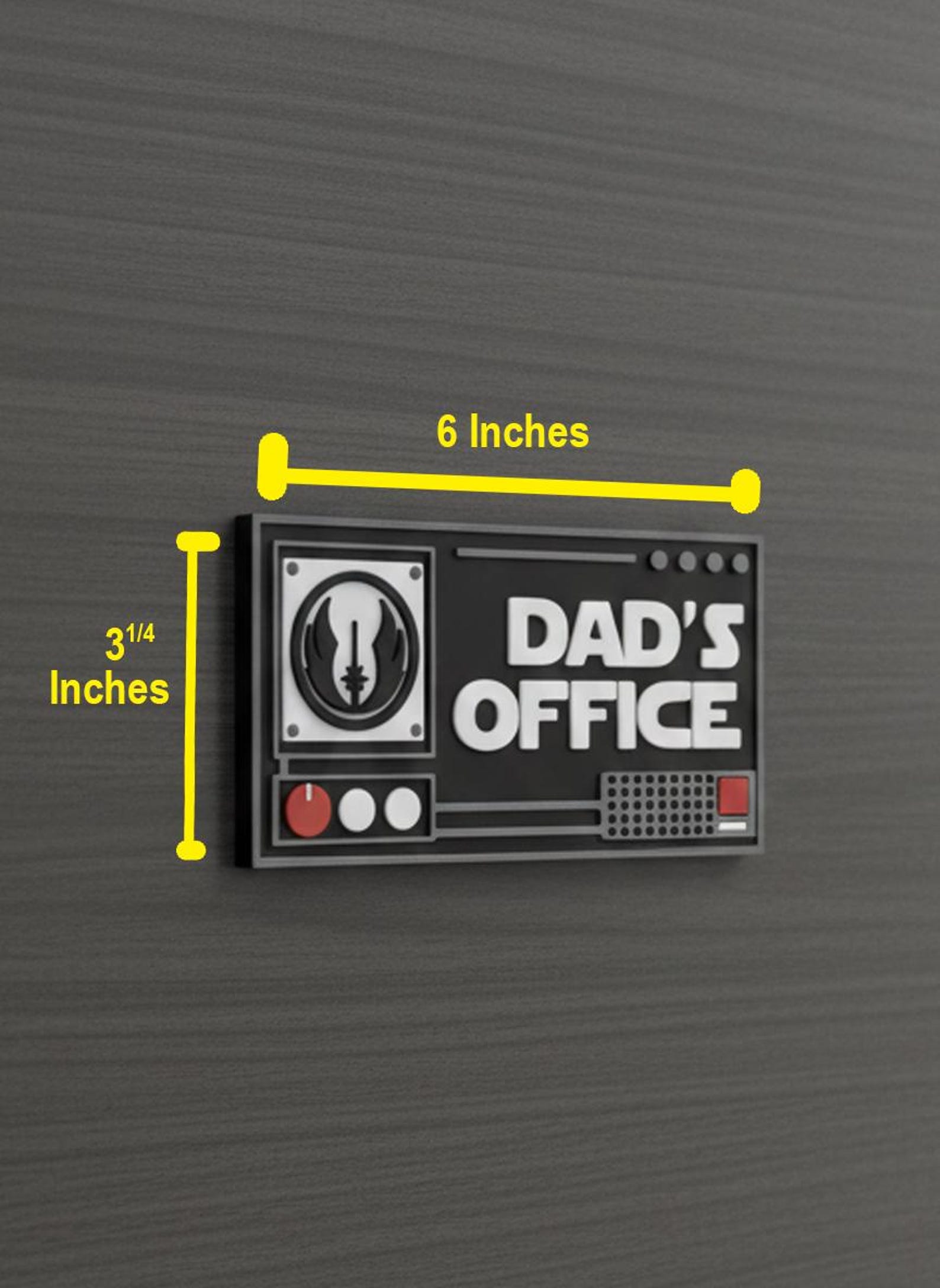 Custom Jedi Order Star Wars Nameplate 3D Printed - Etsy