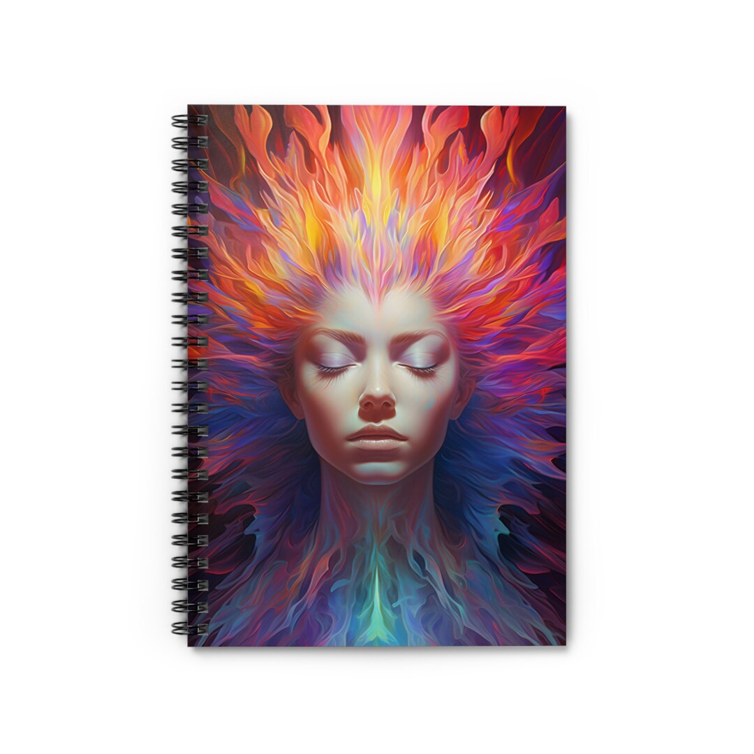 Fire Goddess Spiral Notebook With Lines, Perfect Metaphysical Spiritual ...