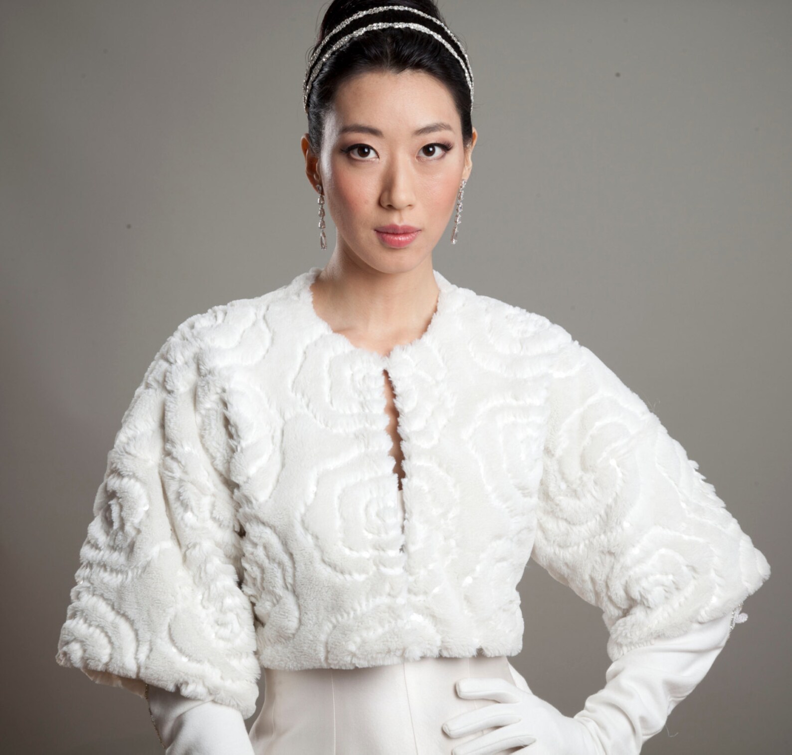 Fleur Fur Chubby Jacket - Etsy