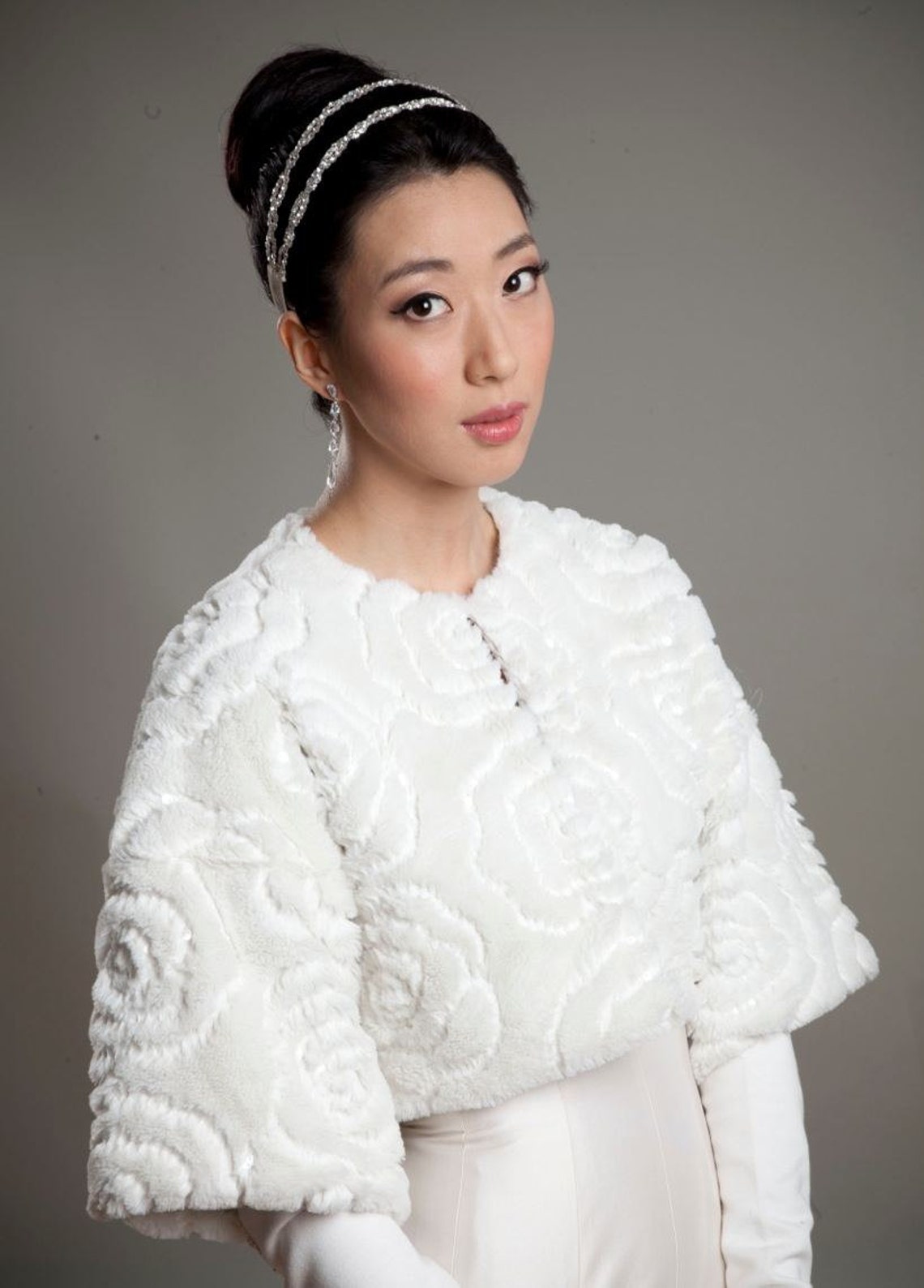 Fleur Fur Chubby Jacket - Etsy