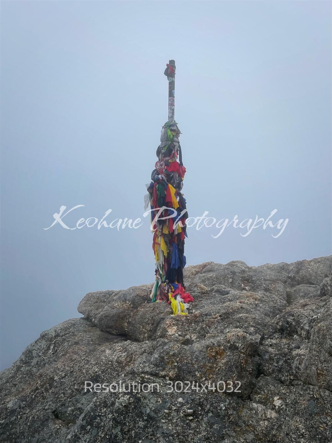 Black Elk Peak Prayer Flags Photo, South Dakota Summit Print, Sacred ...