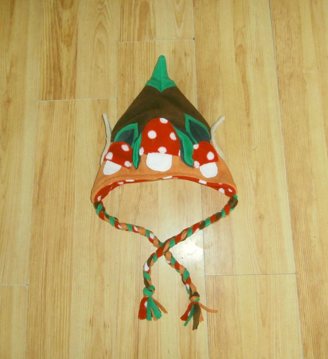 ELF/ ELVEN HAT With Pixie Ears Woodland Toadstool Spotty | Etsy