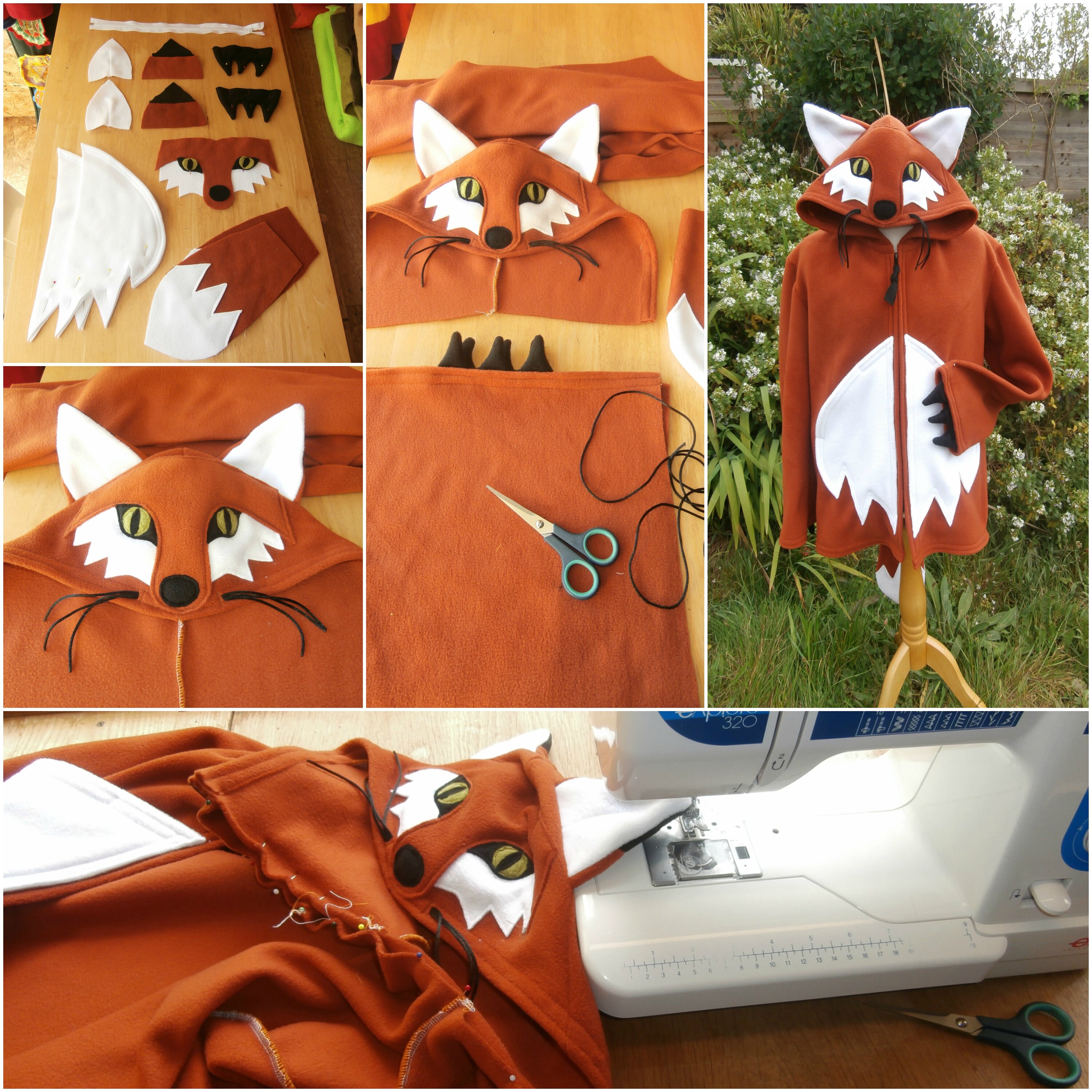 Kids Fox Costume, Fox Costume, Animal Costume, Kids Fox Hoodie, Kids ...