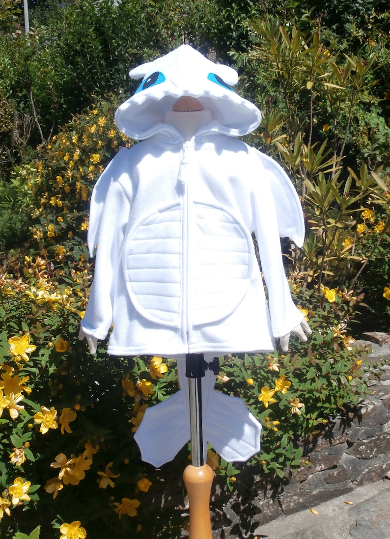 LIGHT FURY Inspireddragon Hoodie How to Train Your Dragon - Etsy