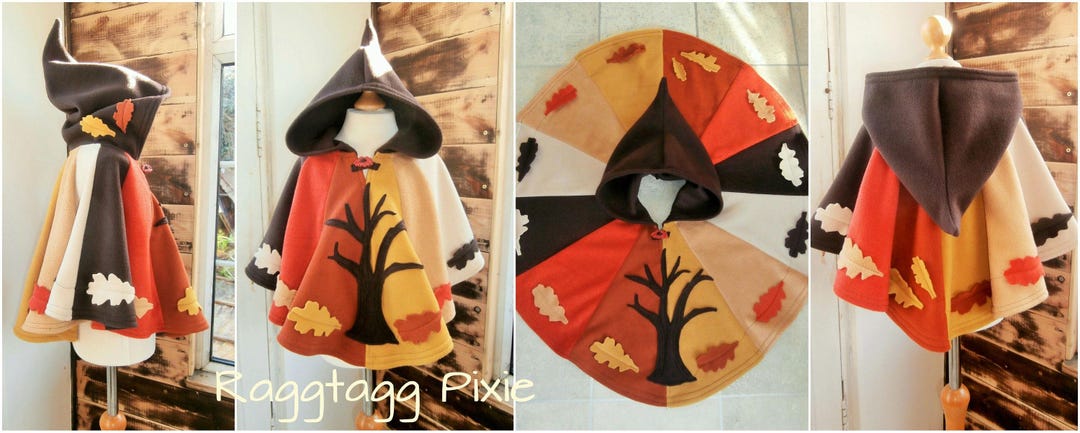 Tree of Life PONCHO, Kids, Baby, Woodland, Oak, Poncho, Festival ...