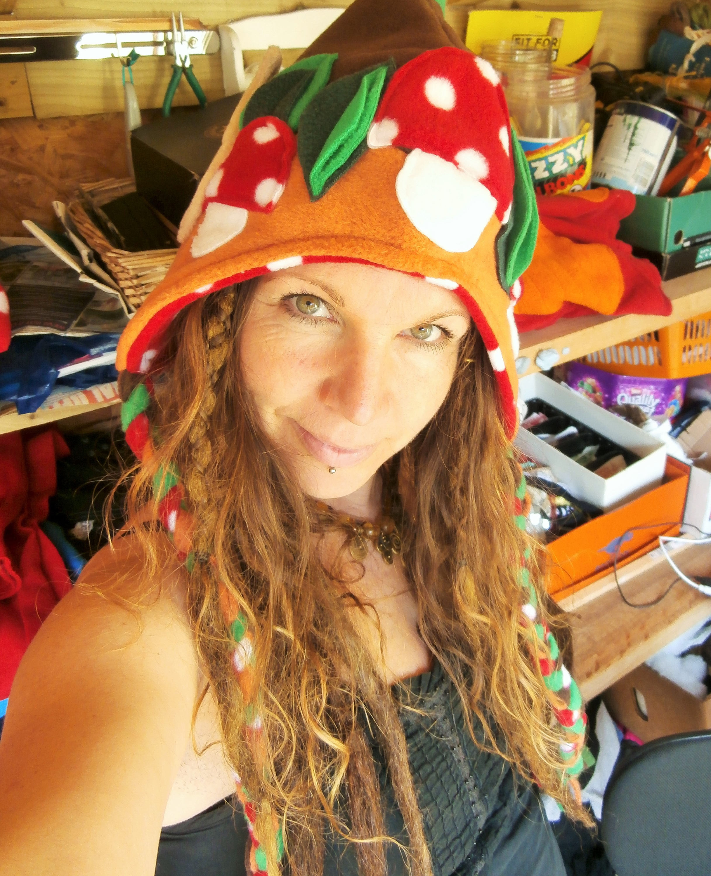 ELF/ ELVEN HAT With Pixie Ears Woodland Toadstool Spotty | Etsy