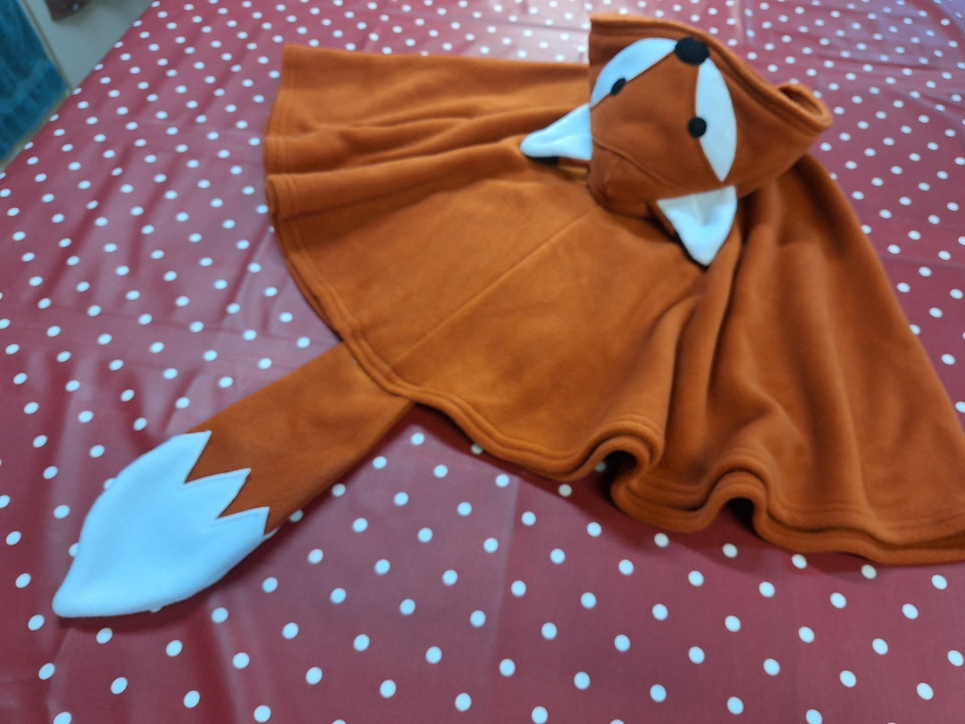 FOX PONCHO, Kids, Baby, Foxy, Animal Poncho, Festival Poncho - Etsy