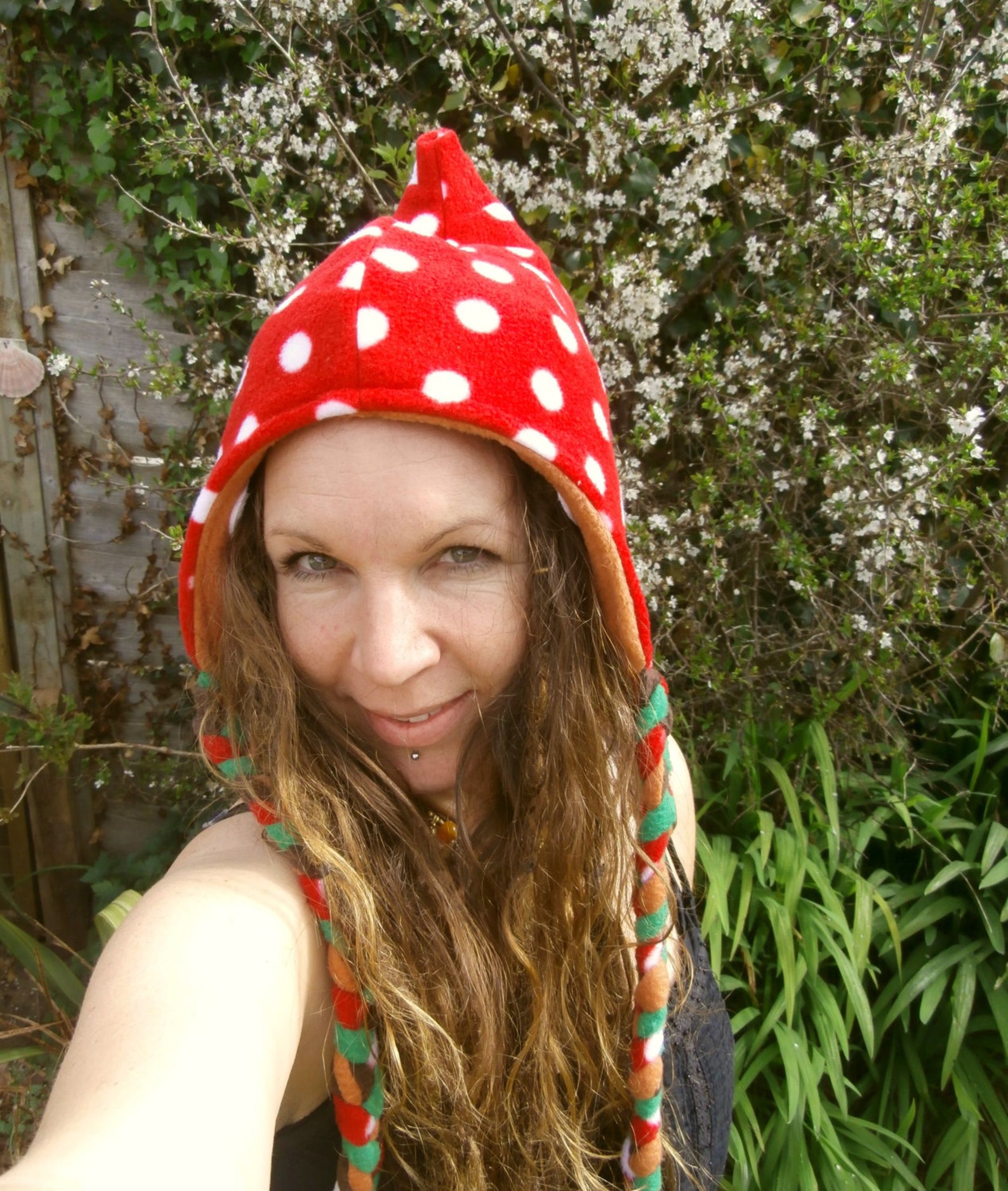 ELF/ ELVEN HAT With Pixie Ears Woodland Toadstool Spotty | Etsy