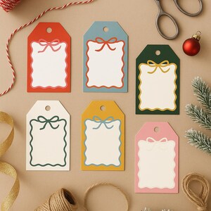 Retro Christmas Gift Tags - Etsy
