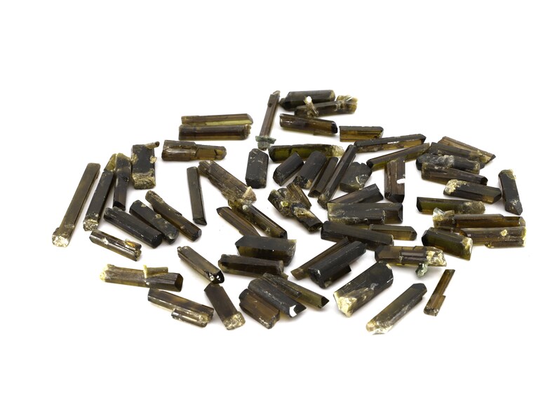 Gemmy Epidote Gemstone Needles 59 Piece Lot Heart Chakra - Etsy
