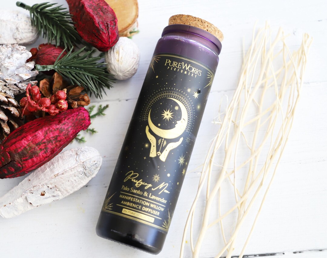 Purifying Moon Diffuser Set - Palo Santo, Lavender, Home Fragrance, Moon Lover - Etsy