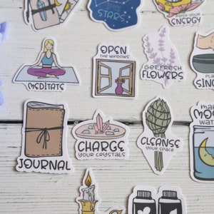 The Spiritual Life Sticker Pack Set (14 Pieces), Metaphysical Stickers ...
