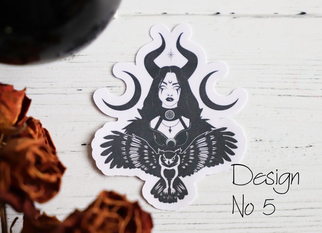 Hecate Sticker (choose Your Design), Witchcraft, Wicca, Wiccan, Goddess ...