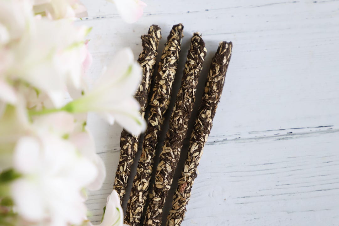 Cedar & Sweetgrass Incense Sticks: Handmade, Earthy Aroma (4-pack) - Etsy