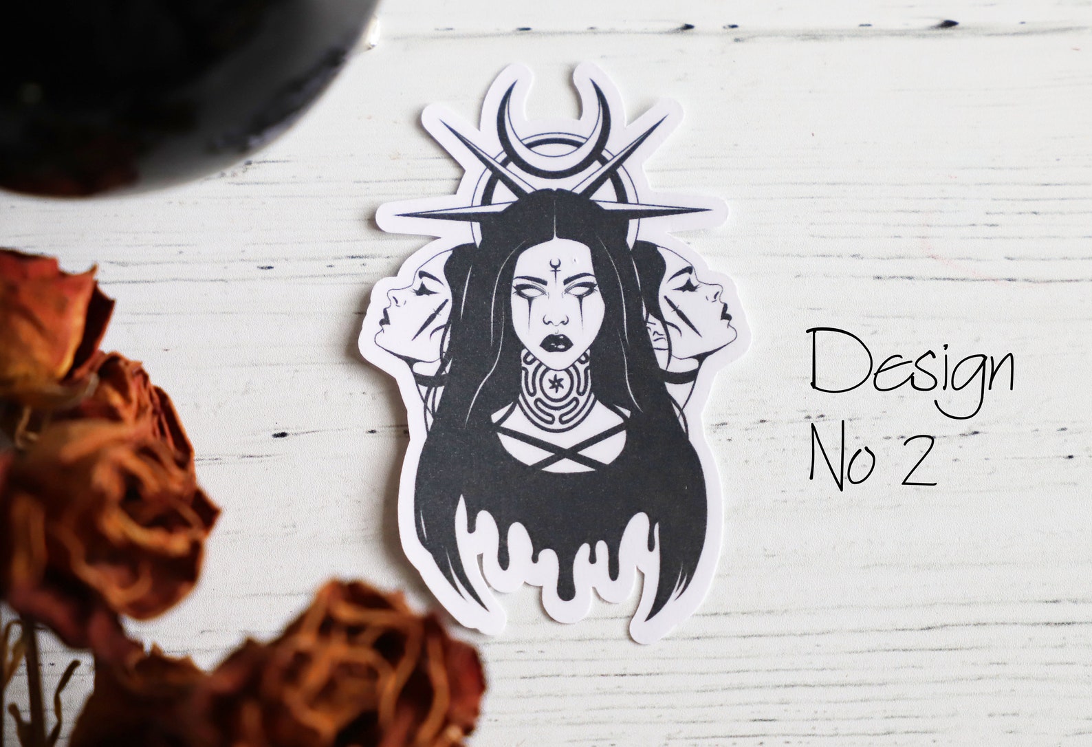 Hecate Sticker (choose Your Design), Witchcraft, Wicca, Wiccan, Goddess ...