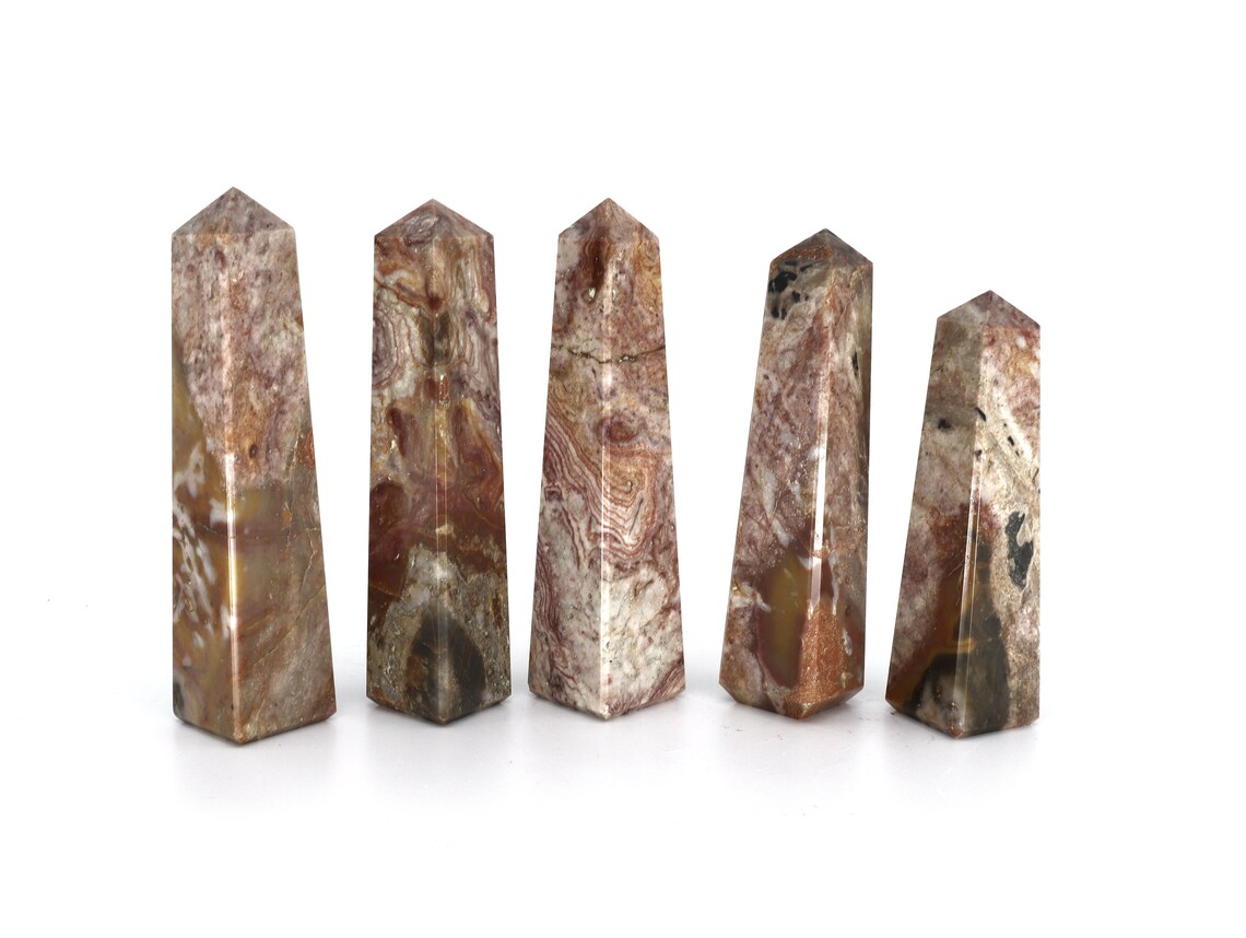 Rosetta Jasper Point: Stone of Endurance Creativity Stamina - Etsy