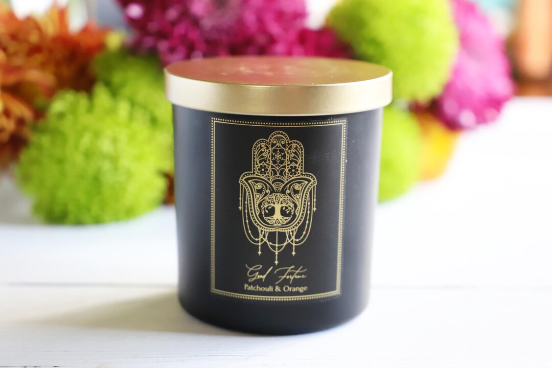 Good Fortune Ritual 7oz Jar Candle - Scented Candle, Patchouli, Orange ...