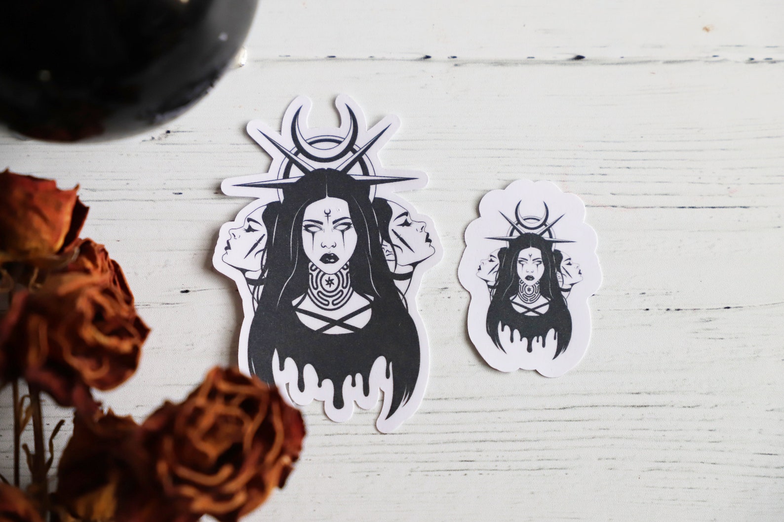 Hecate Sticker (choose Your Design), Witchcraft, Wicca, Wiccan, Goddess ...