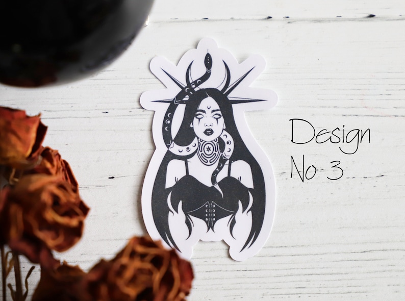 Hecate Sticker (choose Your Design), Witchcraft, Wicca, Wiccan, Goddess ...