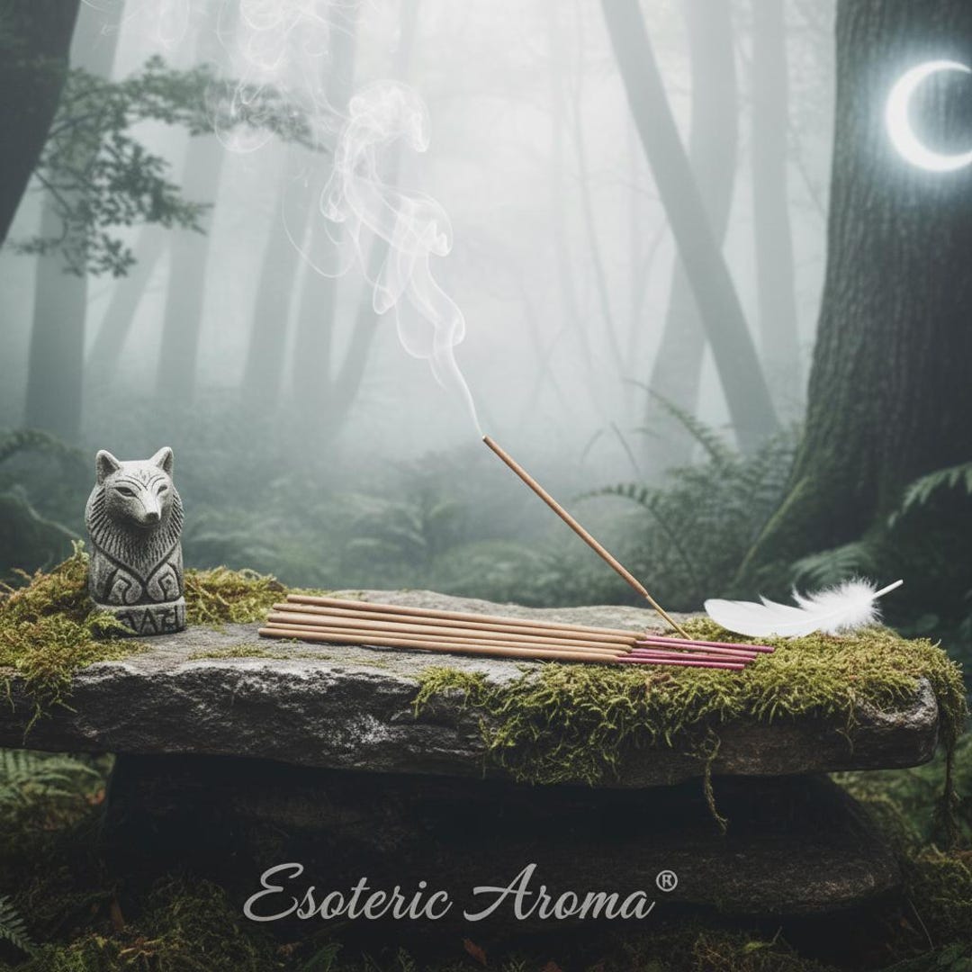 Wolf Spirit Incense Sticks: 15g Pack, for Intuition & Grounding - Etsy