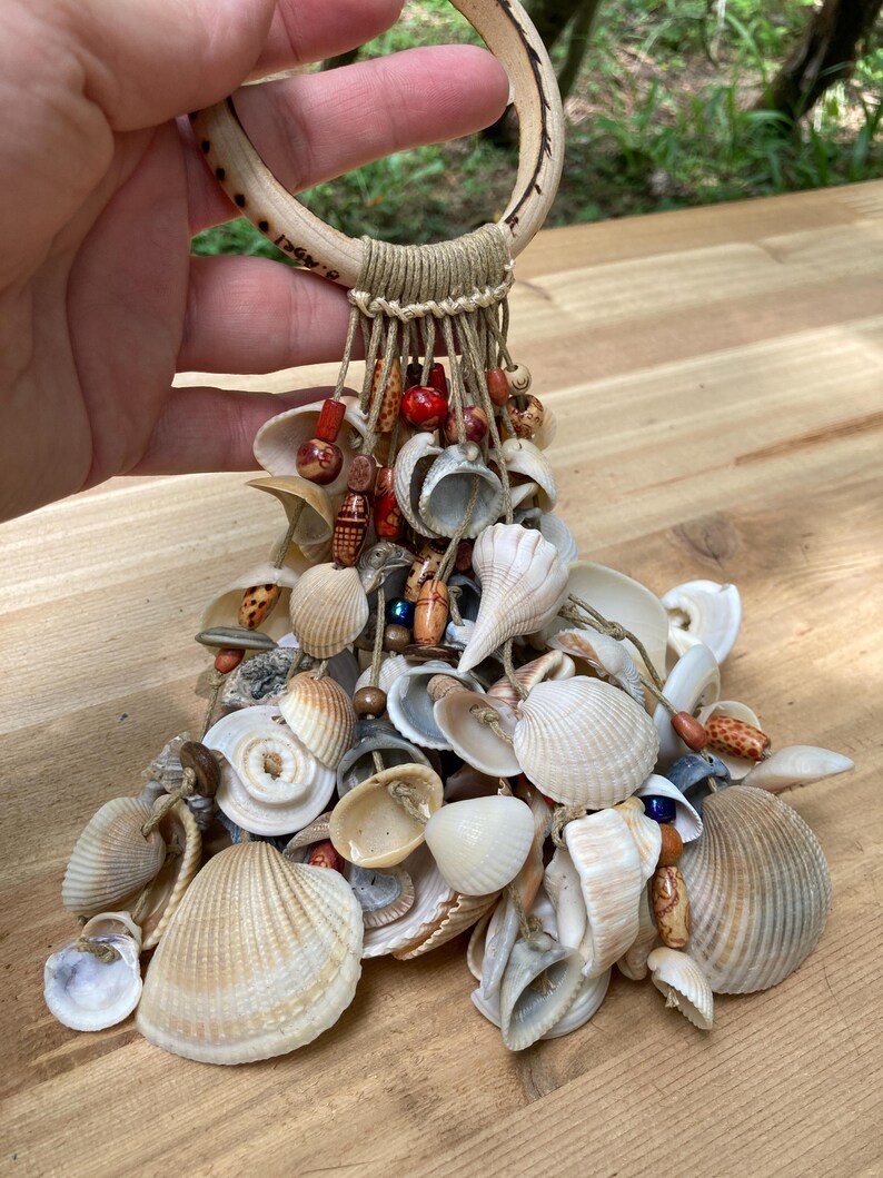 Wave Heart Seashell Rattle – Ocean-inspired Sound Tool for Meditation ...