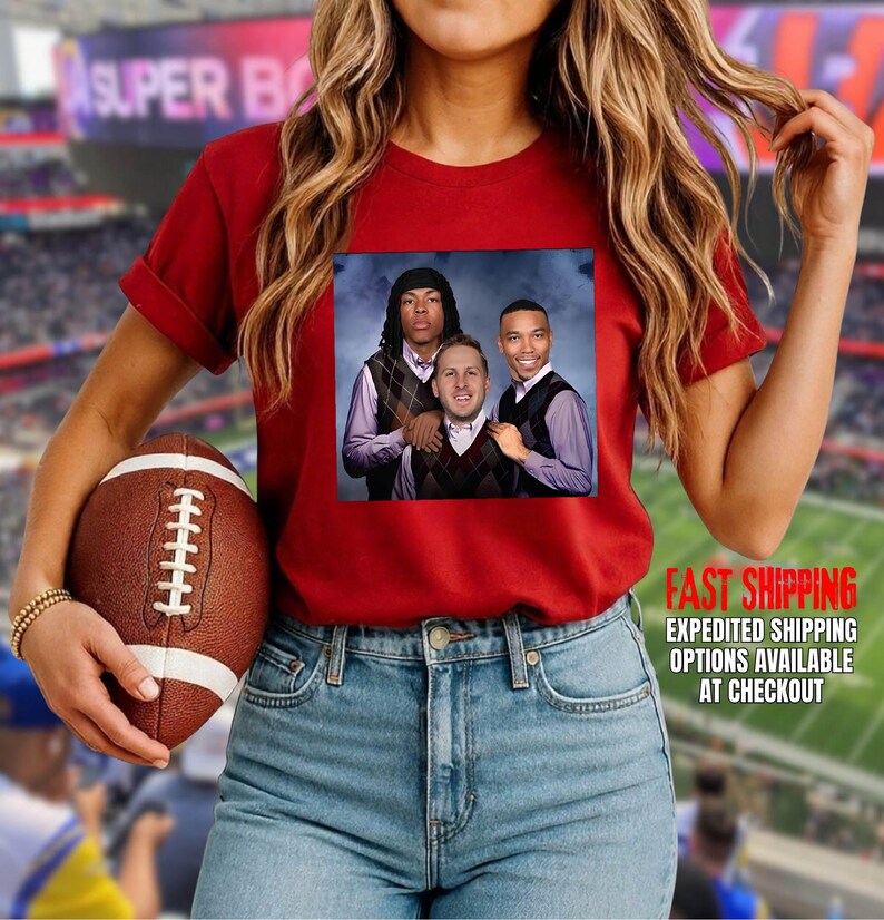 Jahmyr Gibbs Jared Goff Amon-ra St. Brown Detroit Football Shirt ...