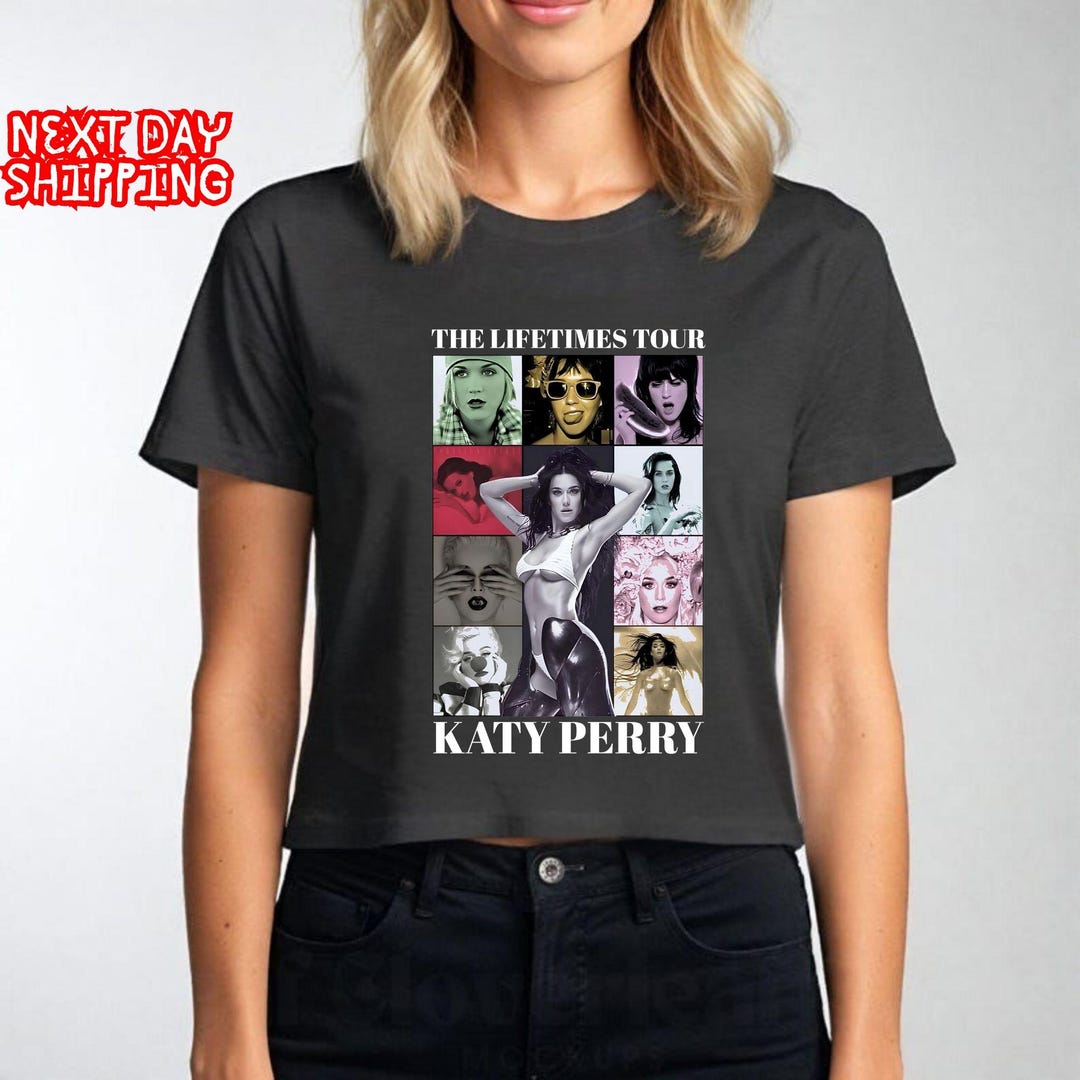 2025 Katy Perry the Lifetime Tour Crop Top, Katy Perry Crop Tops, Katy ...