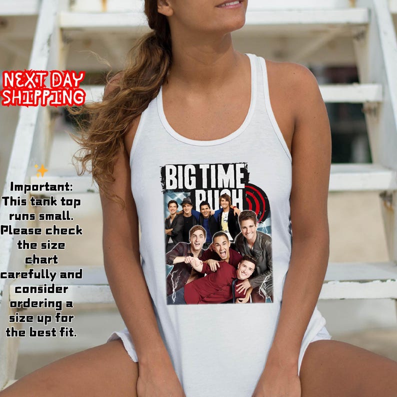 Big Time Rush Tank Top: 2026 Tour Retro Band Tee - Etsy