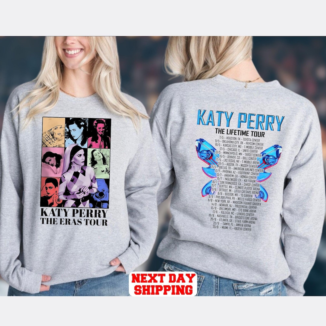 2025 Katy Perry the Lifetime Tour Concert Sweatshirt, Katy Perry Hoodie ...