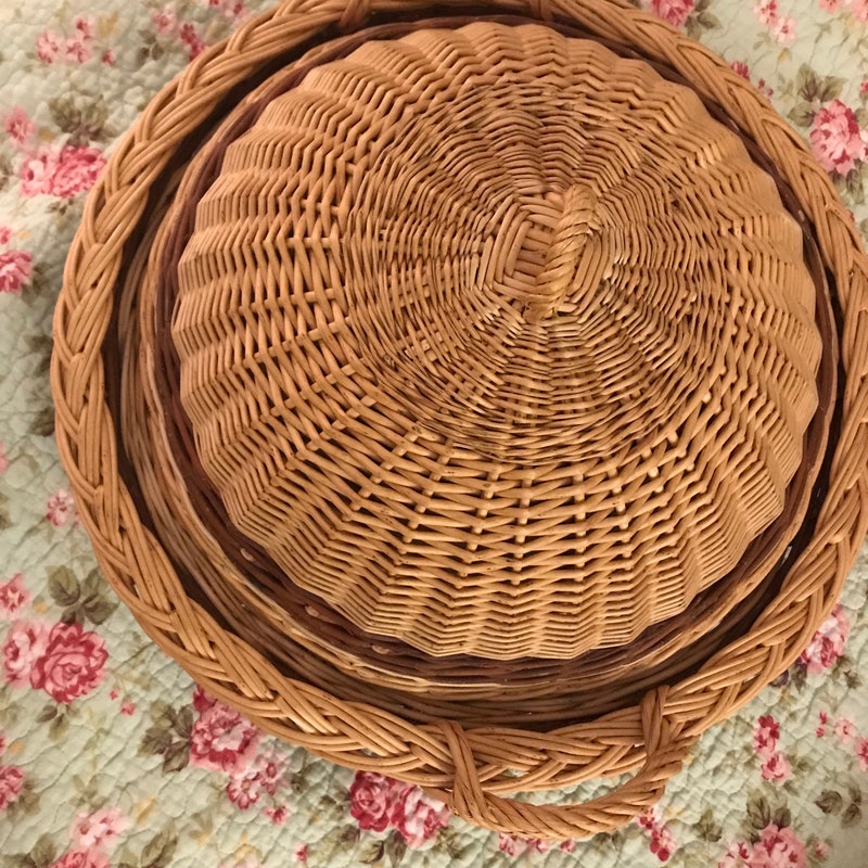 Wicker Cake Stand - Etsy