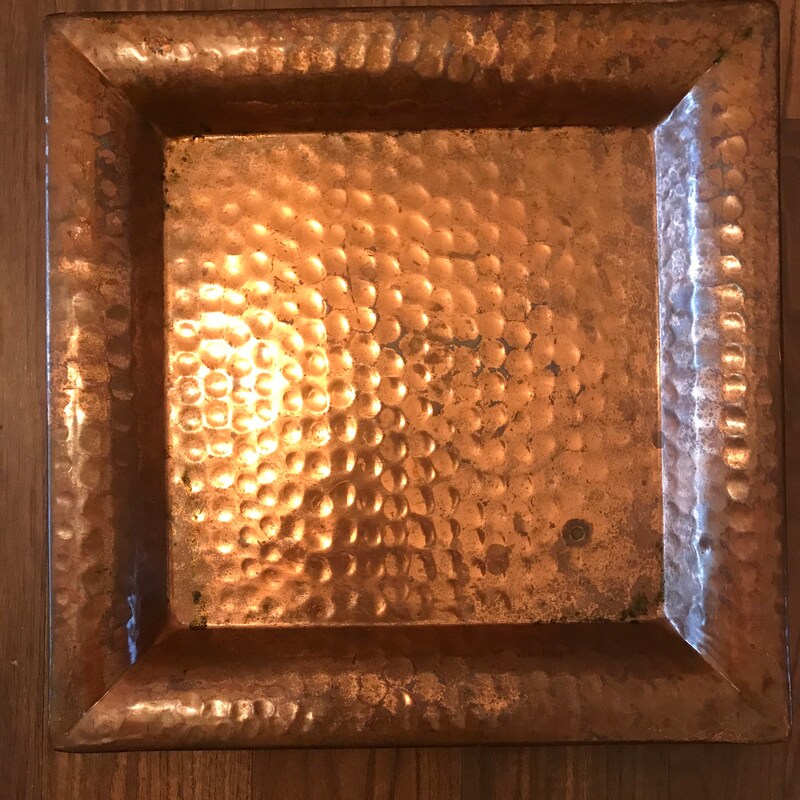 Large Copper Tray - Etsy